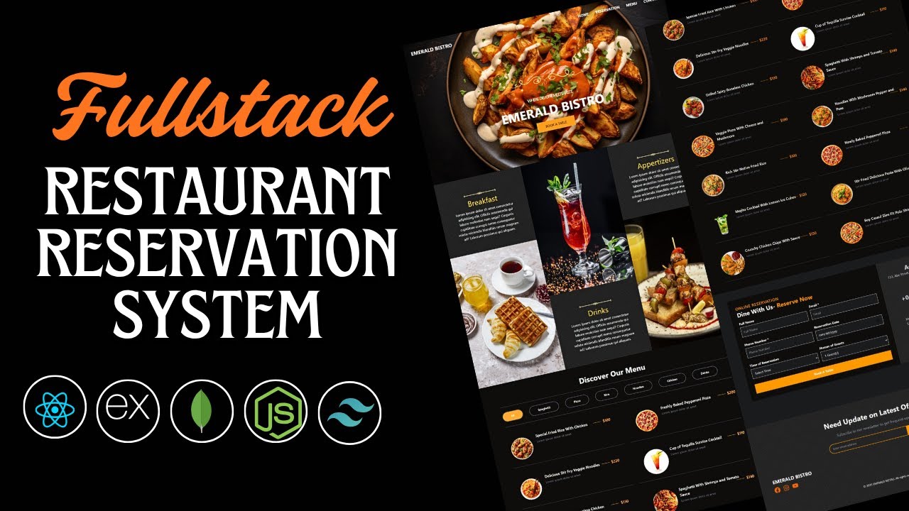 How To Build A Full Stack Restaurant Reservation System Using React