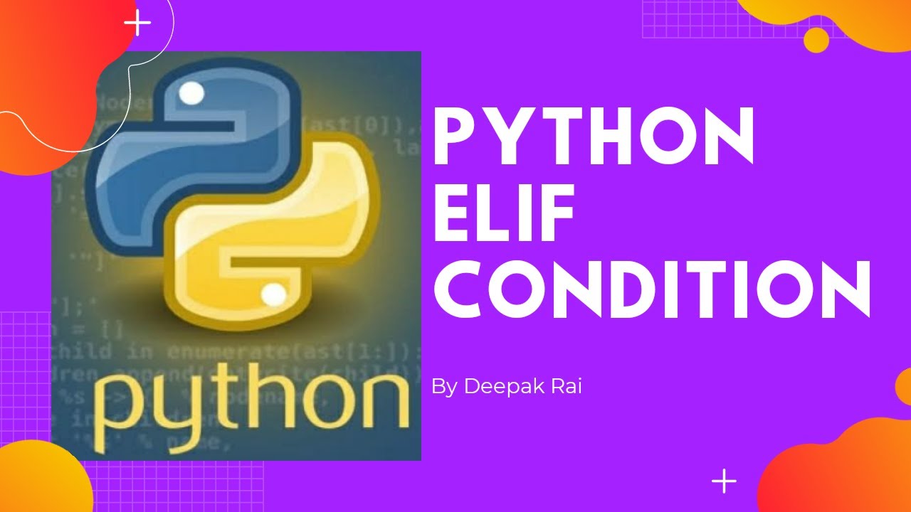 Python Elif Statement Python Beginners Tutorial Youtube