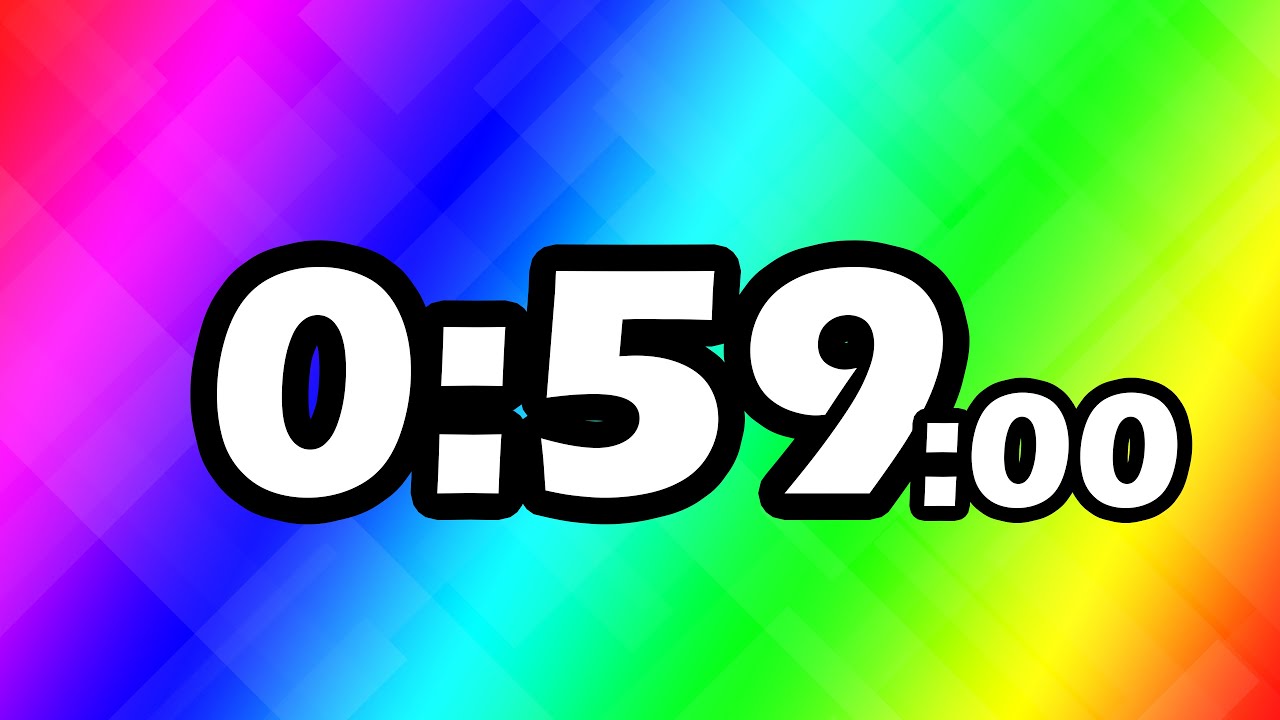 59 Second Timer Countdown Youtube