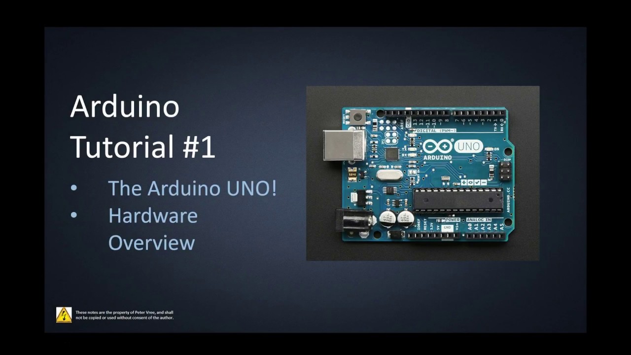 Arduino Tutorial 1 Hardware Overview Youtube