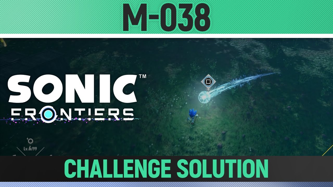 Sonic Frontiers M 038 Challenge Puzzle Solution рџџ Youtube