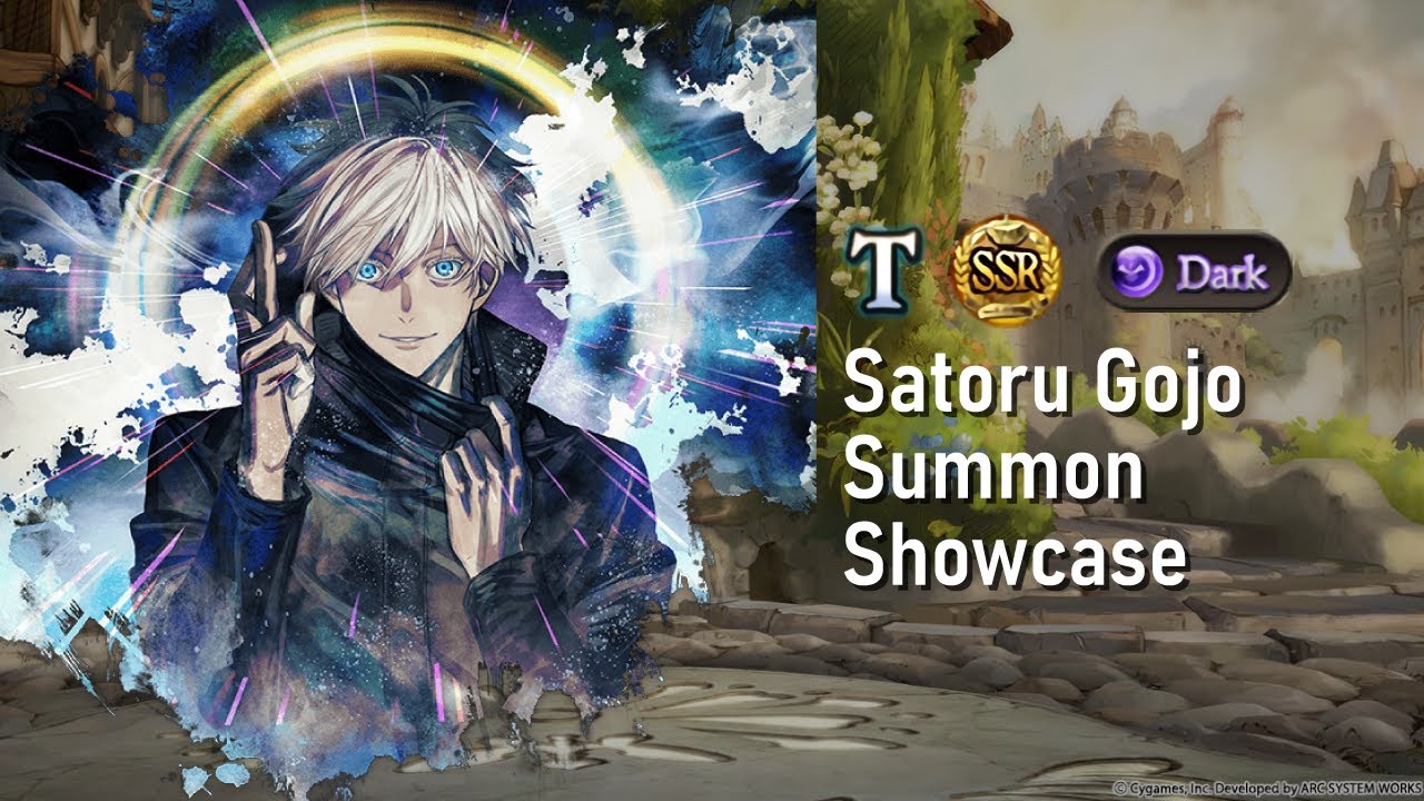 Satoru Gojo Gbf Summon Animation Showcase Youtube