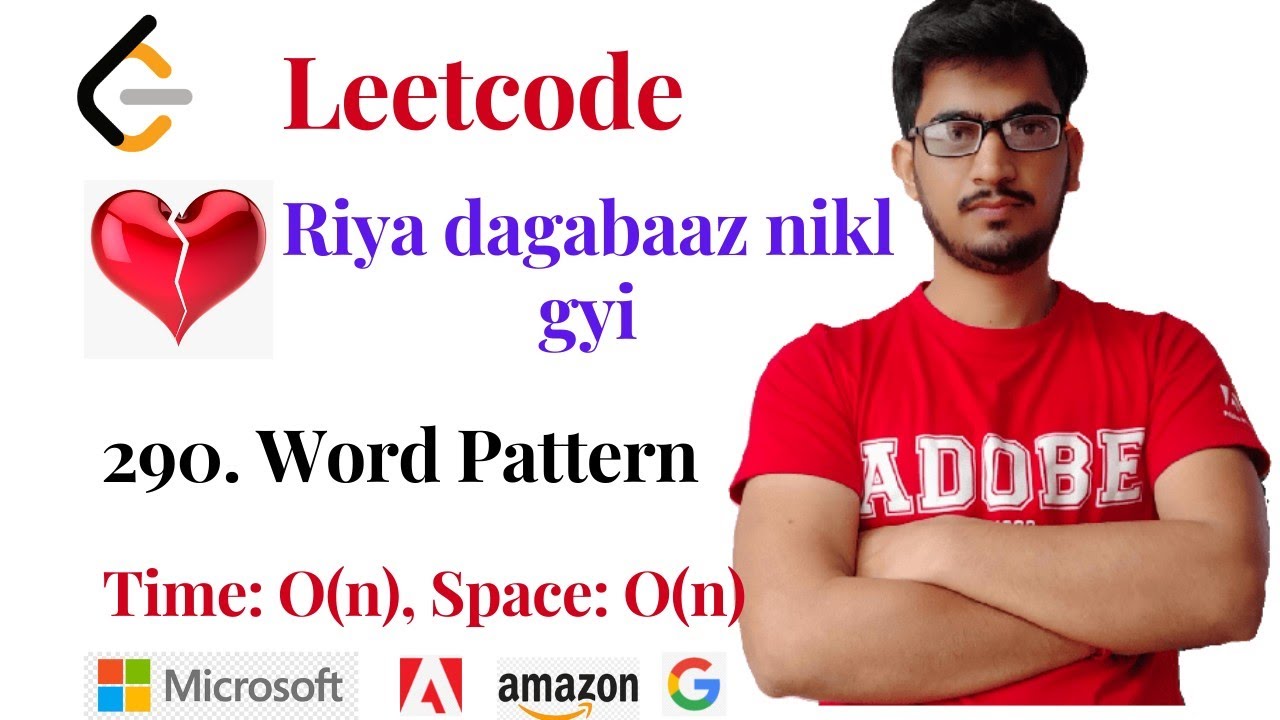 290 Word Pattern Leetcode Problem Youtube