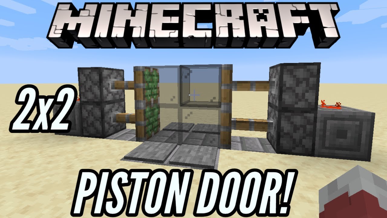 Minecraft Sticky Piston Door