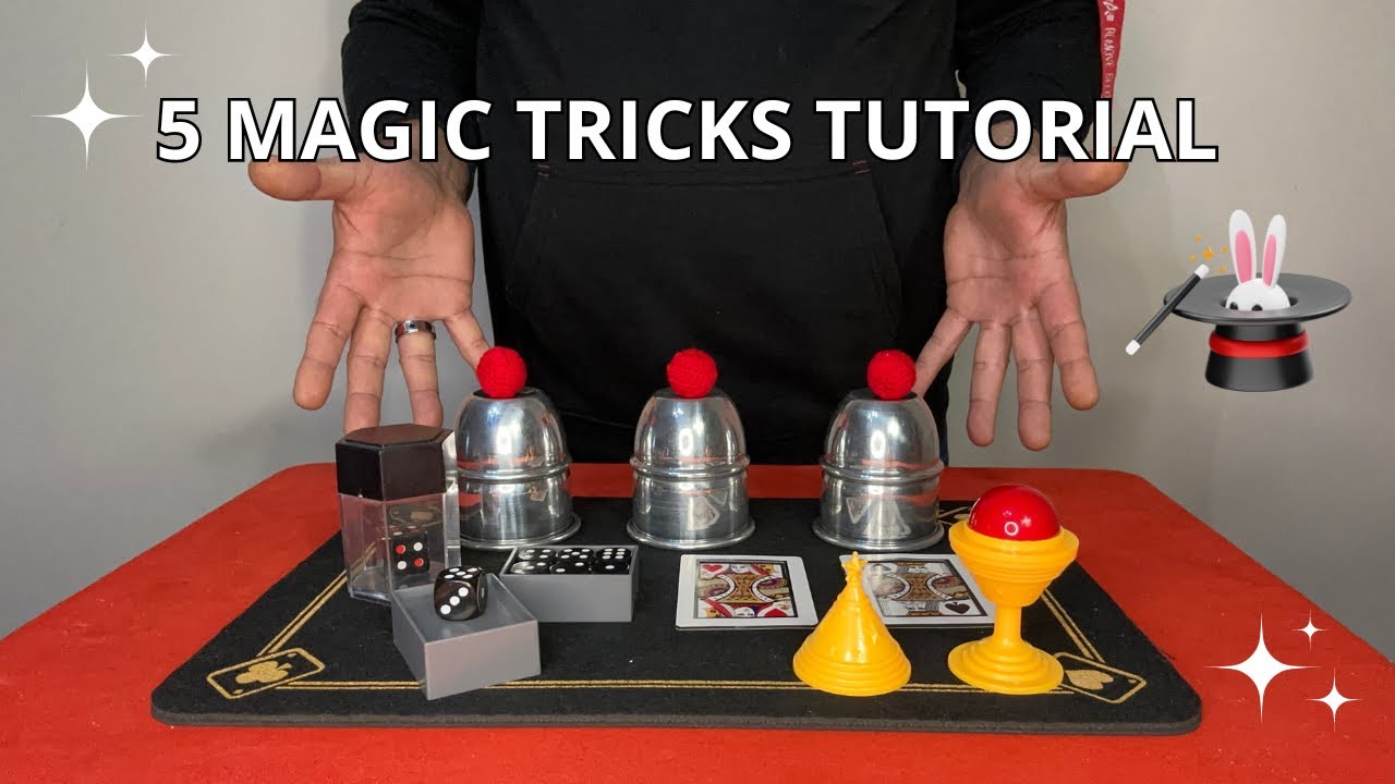 5 Magic Tricks Tutorial In Live Youtube