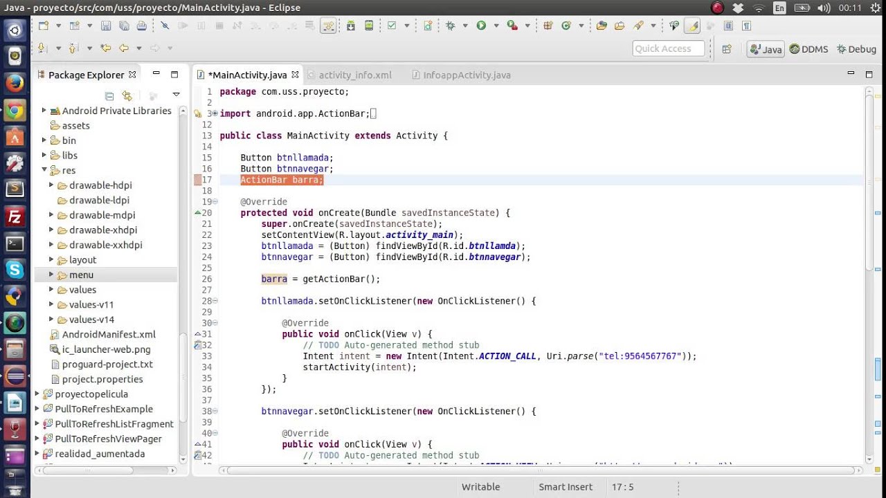 Actionbar Youtube