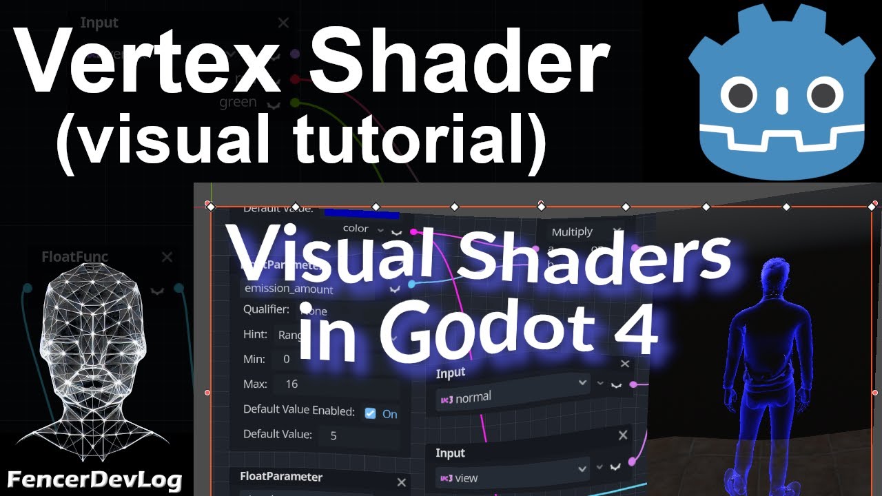 Godot 4 Vertex Manipulation With A Visual Shader Tutorial Youtube