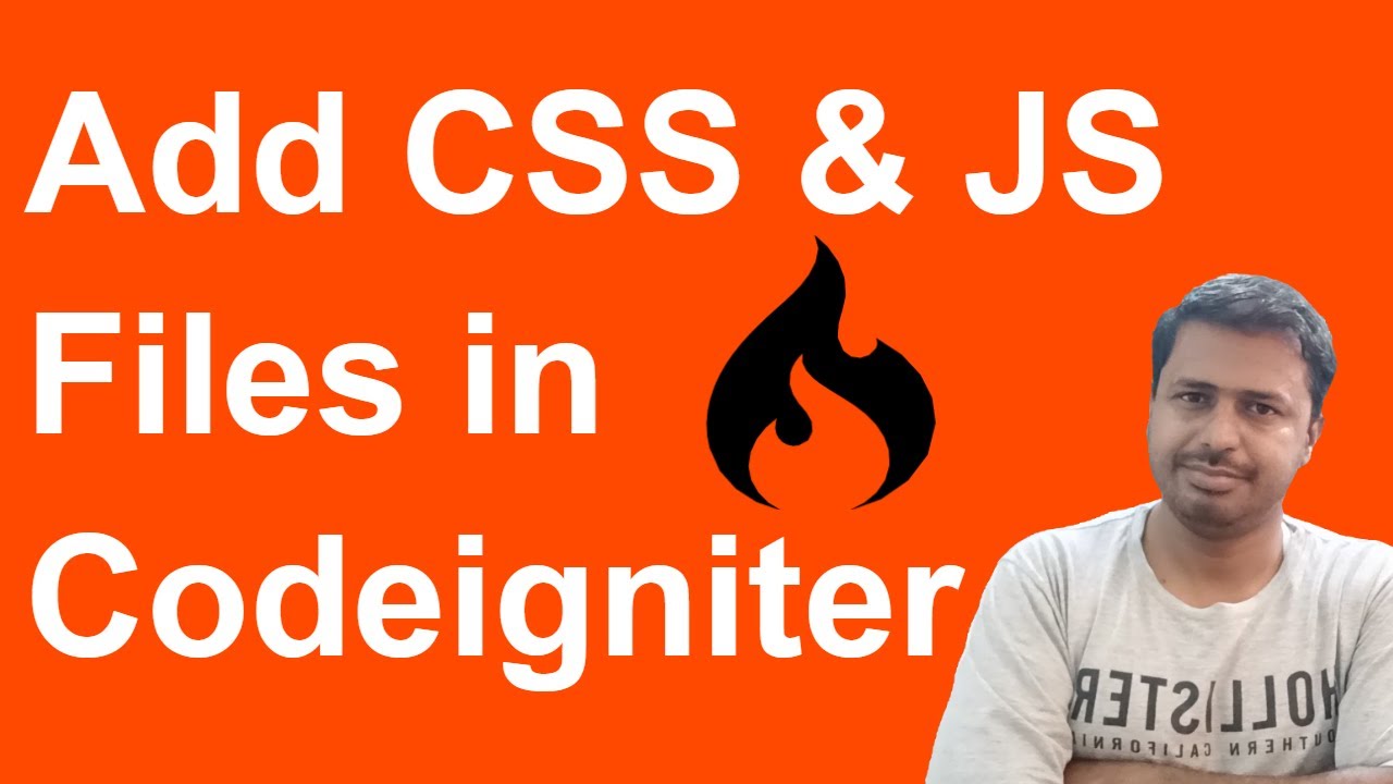Codeigniter Tutorials Adding Css And Js Files In Codeigniter