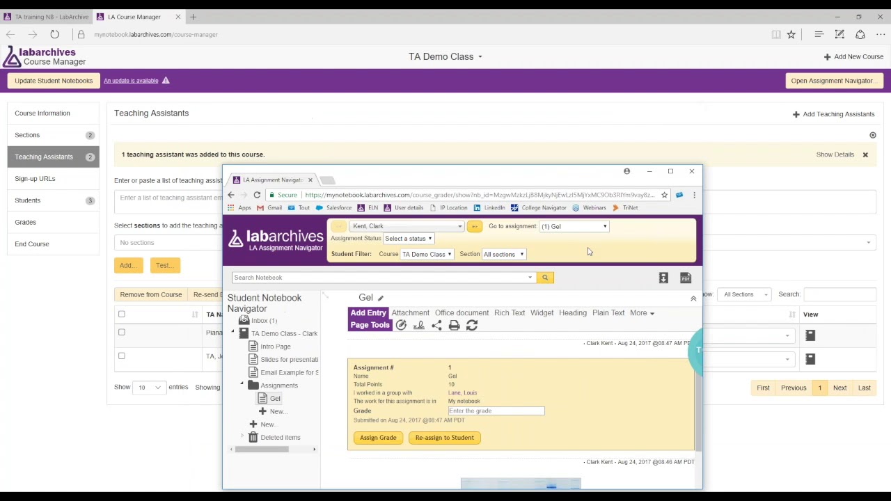 Labarchives Ta Training Webinar Youtube