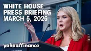 White House Press Secretary Karoline Leavitt Holds Briefing Yahoo Finance Mp3 Music & Mp4 video ...