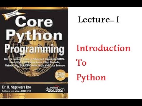 Introduction Core Python Tutorial Core Python By Nageswara Rao