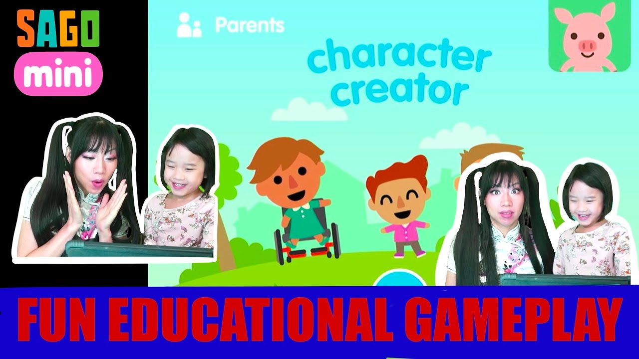 Sago Mini World Character Creator Fun Creative Play With A Theater