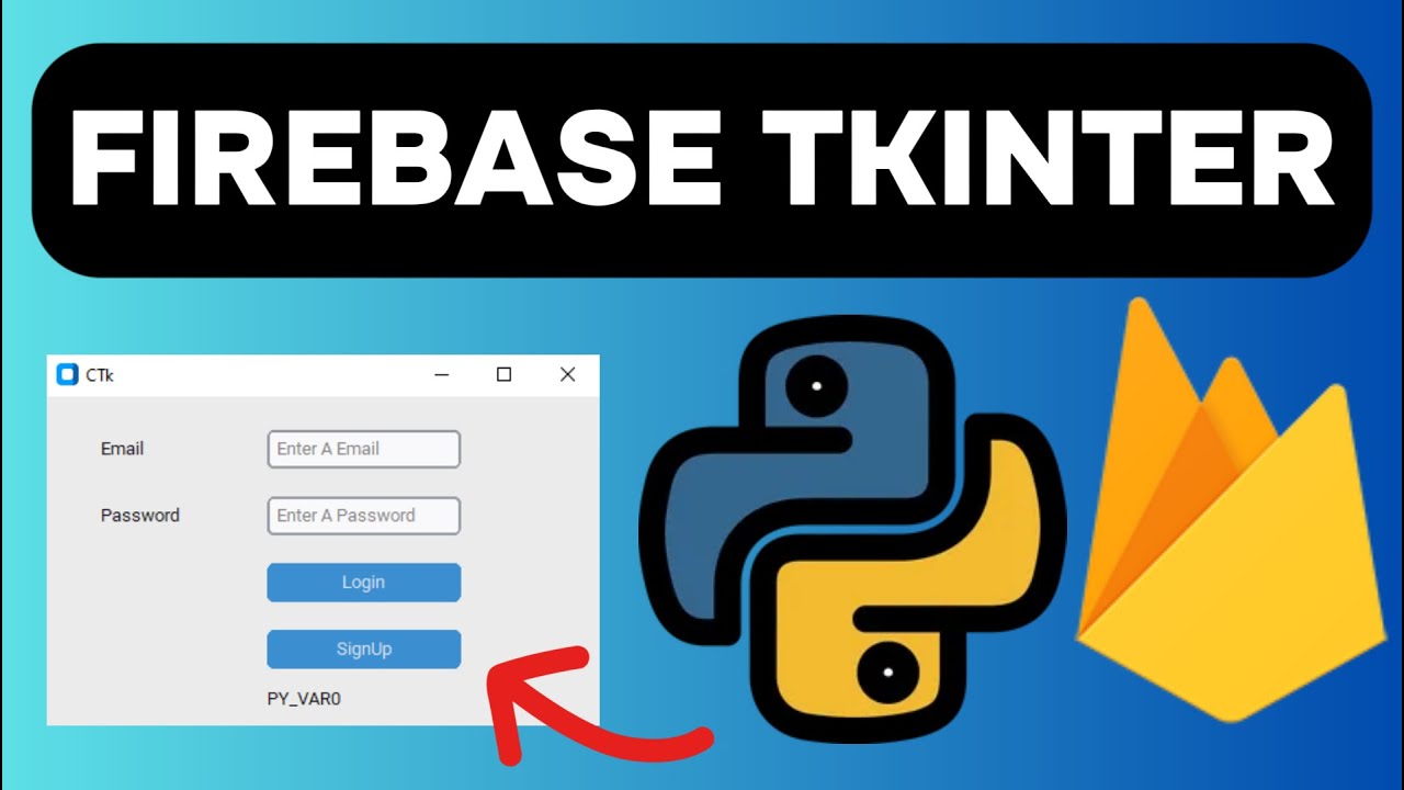 Authentication Login Signup Form Firebase With Python Lesson 4 Youtube