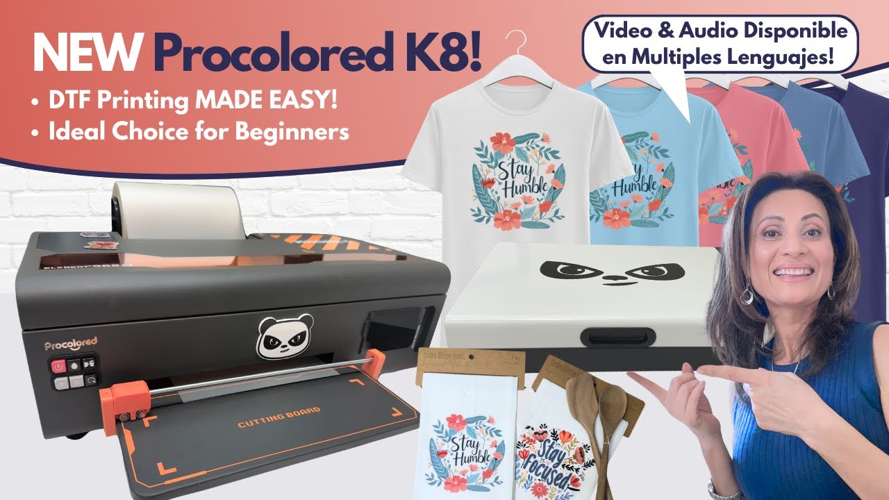 Procolored K8 Unboxing Set Up First Project With The Best Dtf