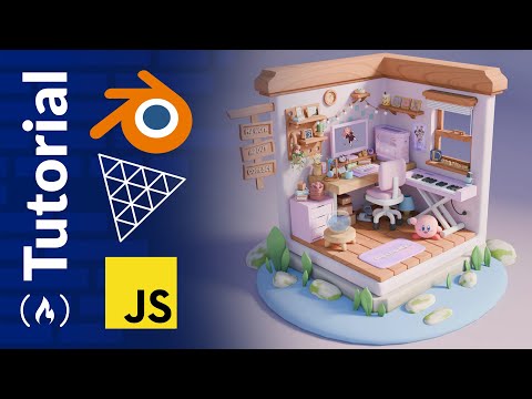 Create A Cute Room Portfolio With Blender Three Js Javascript