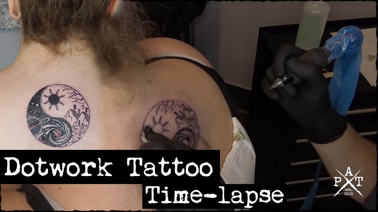 Dotwork Tattoo Time Lapse Youtube