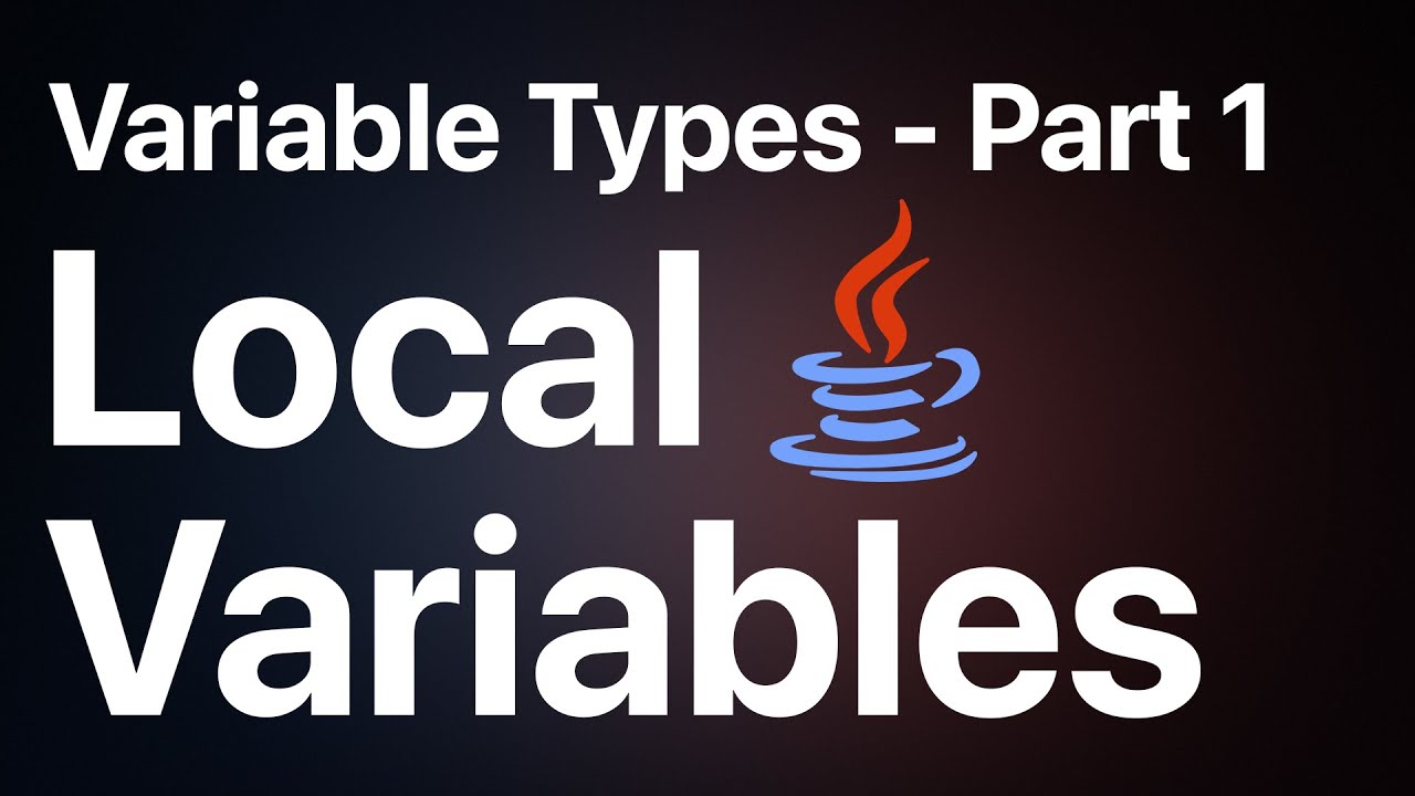Local Variables Java Programming In Sinhala Ravb Youtube