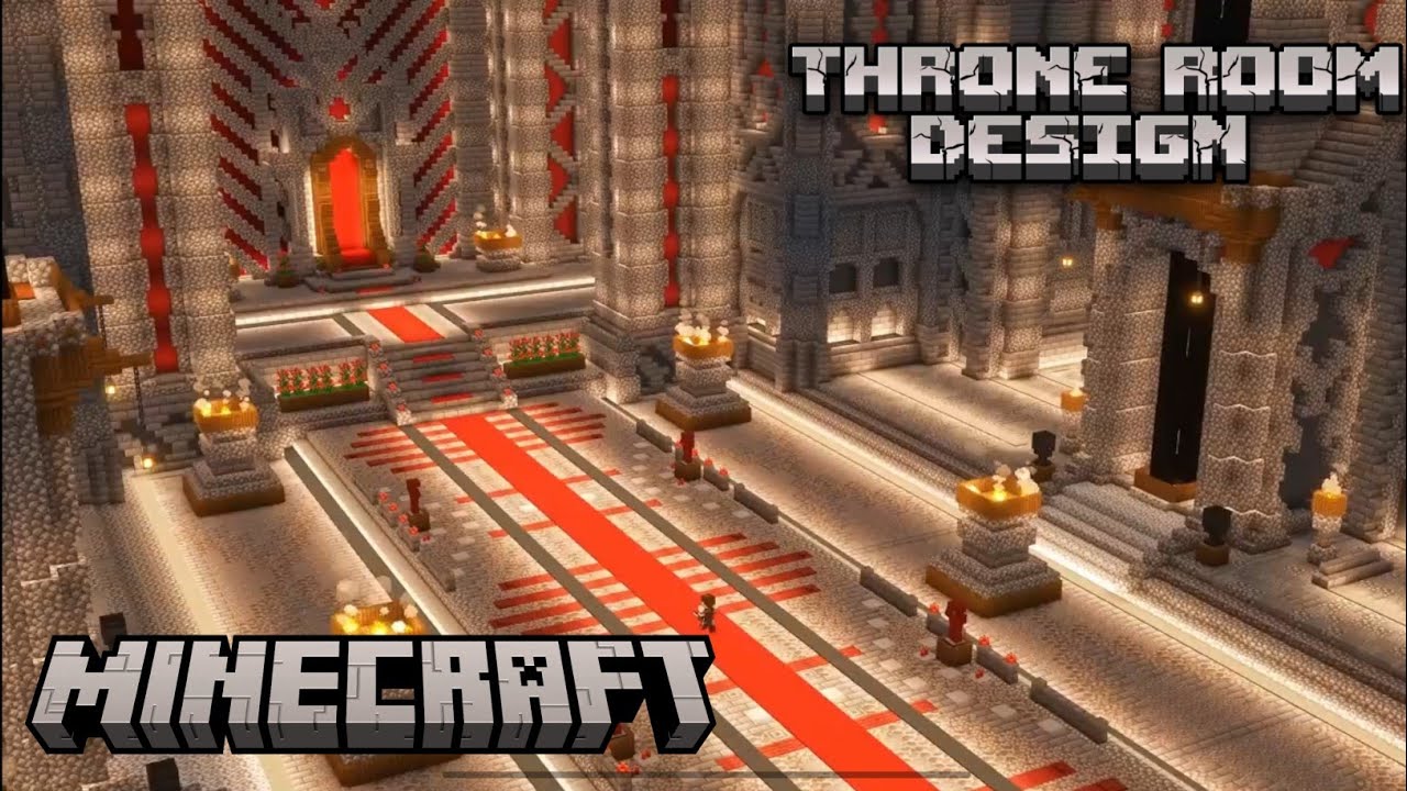 Throne Room Design Minecraft By Jeracraft Youtube