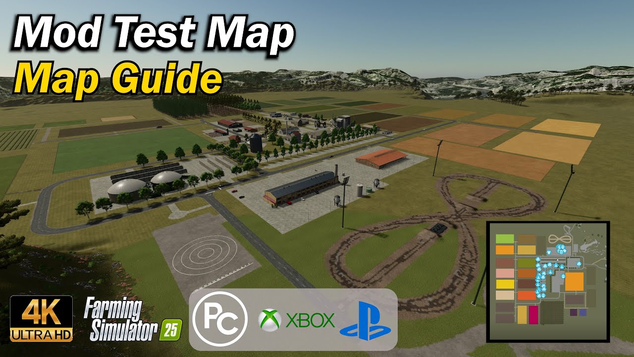 Mod Test Map Map Guide Farming Simulator 25 Youtube
