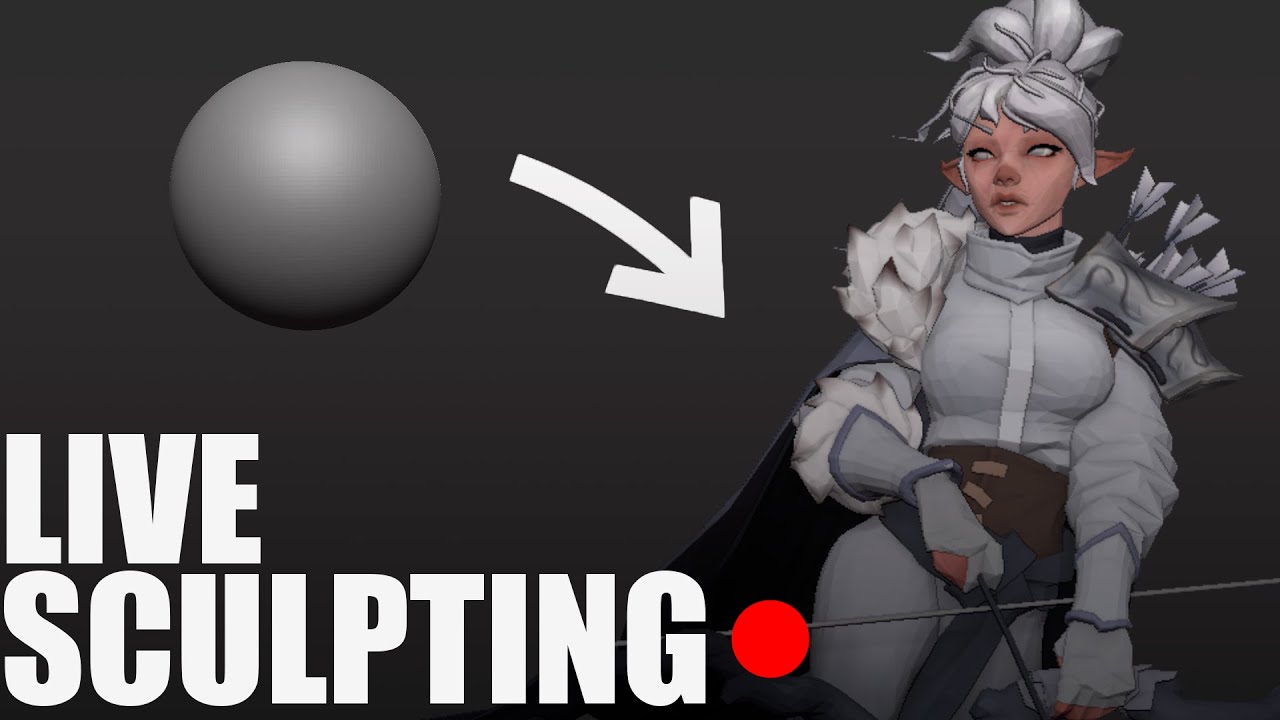 Live Character Sculpt Sketching Youtube