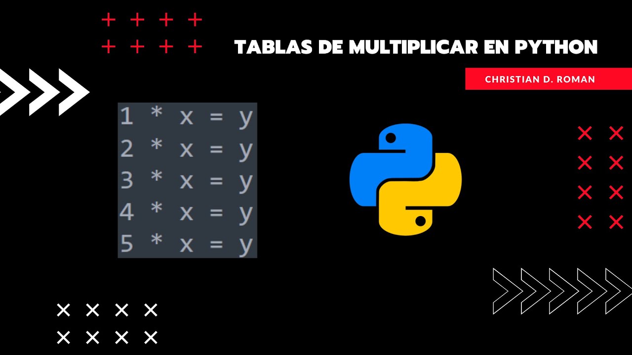 Tablas De Multiplicar En Python Paso A Paso Youtube