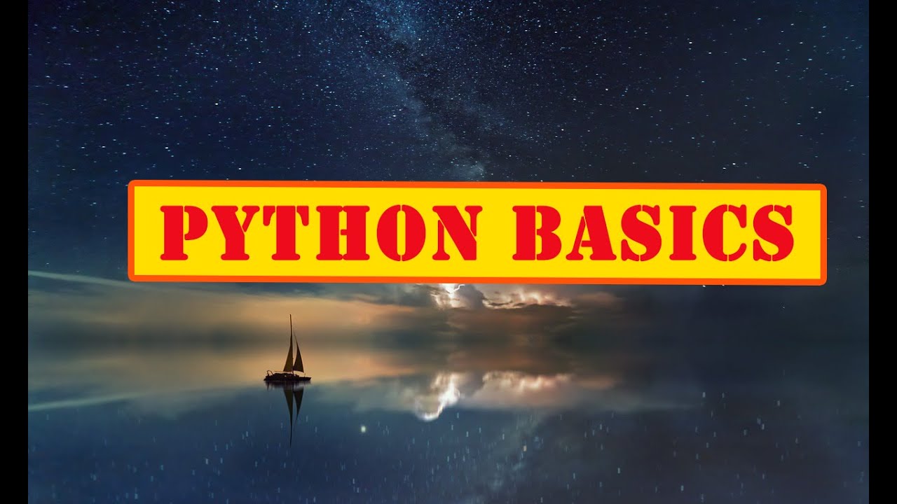 Python Basics Concept Youtube