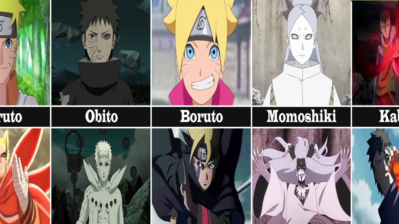 Final Forms Of Characters In Naruto And Boruto Youtube