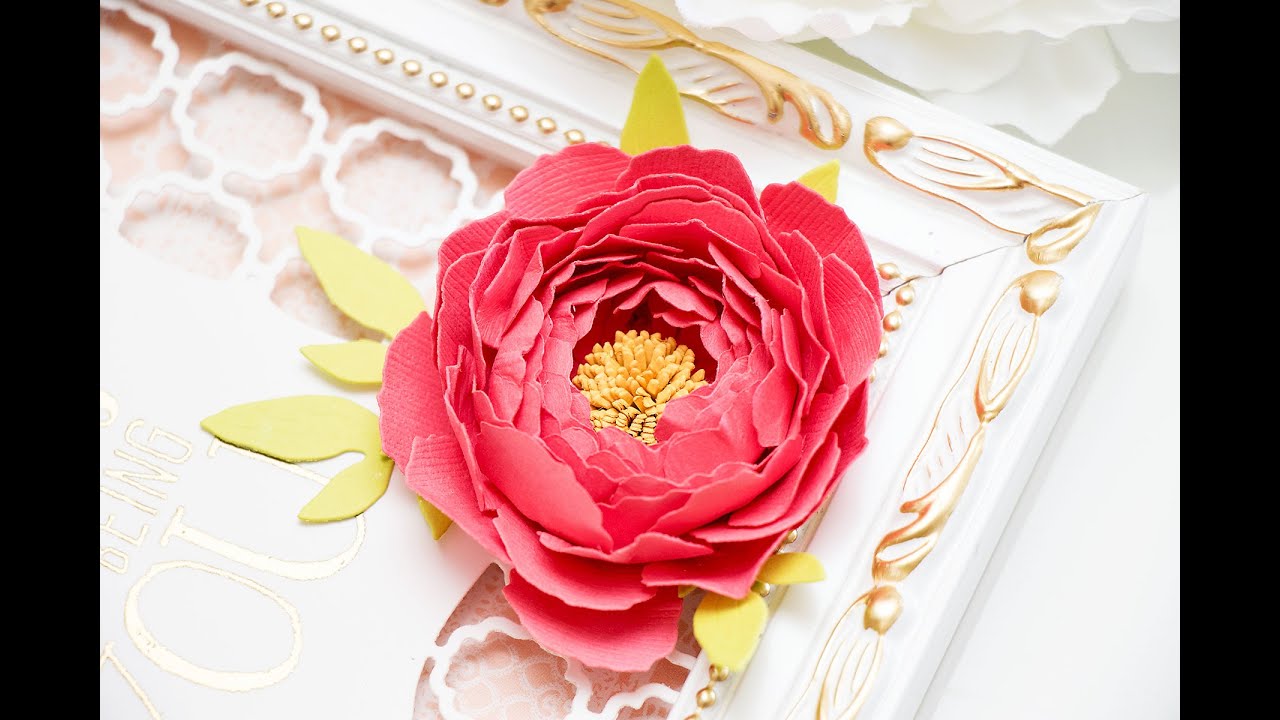 Peony Flower Tutorial Youtube
