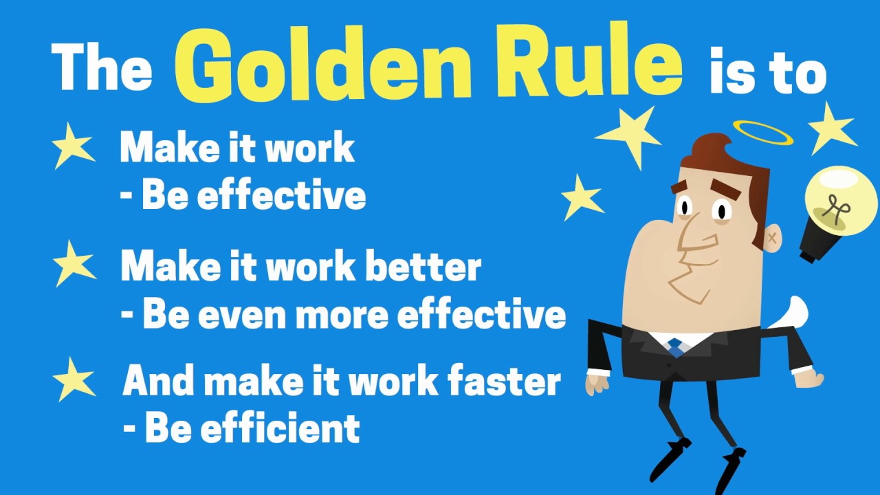 Efficiency Vs Effectiveness Youtube