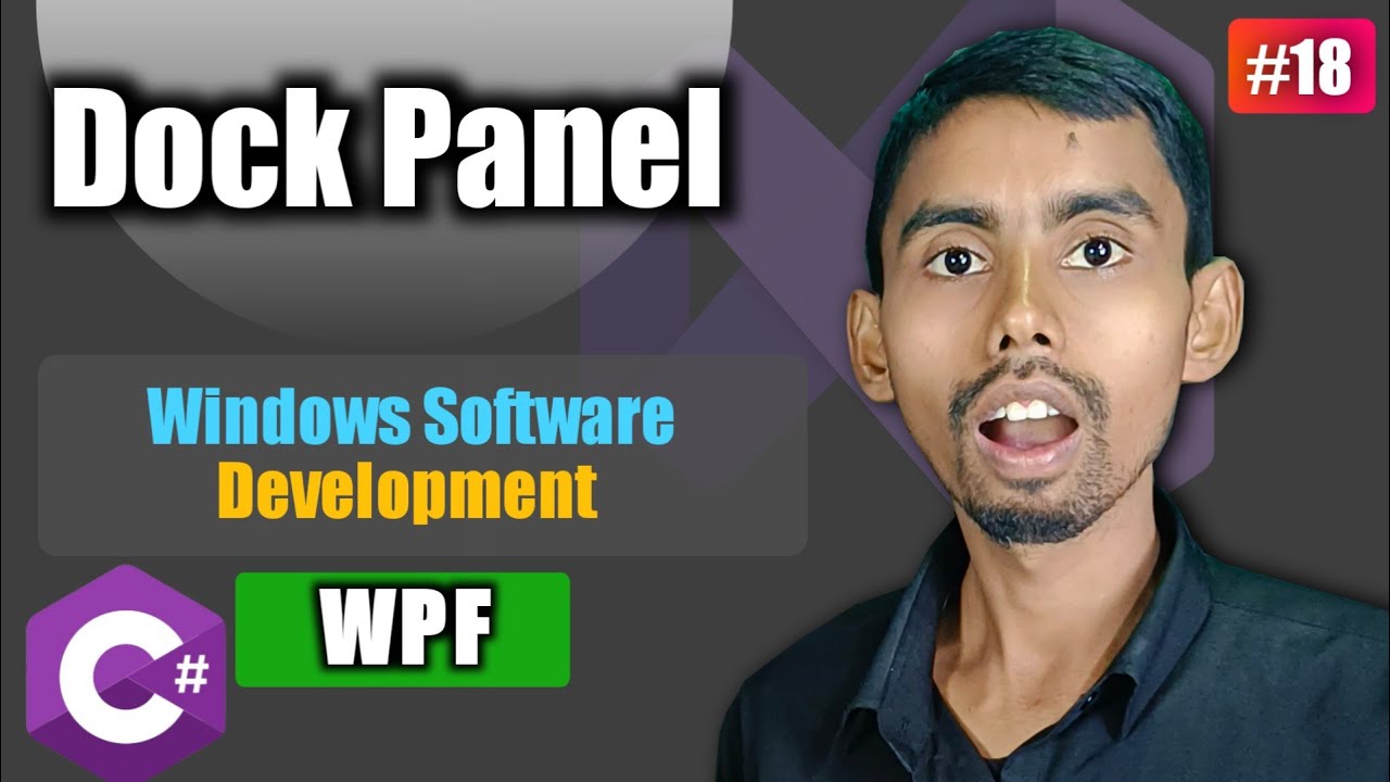 Dockpanel In Wpf Windows Software Development Tutorial In Hindi