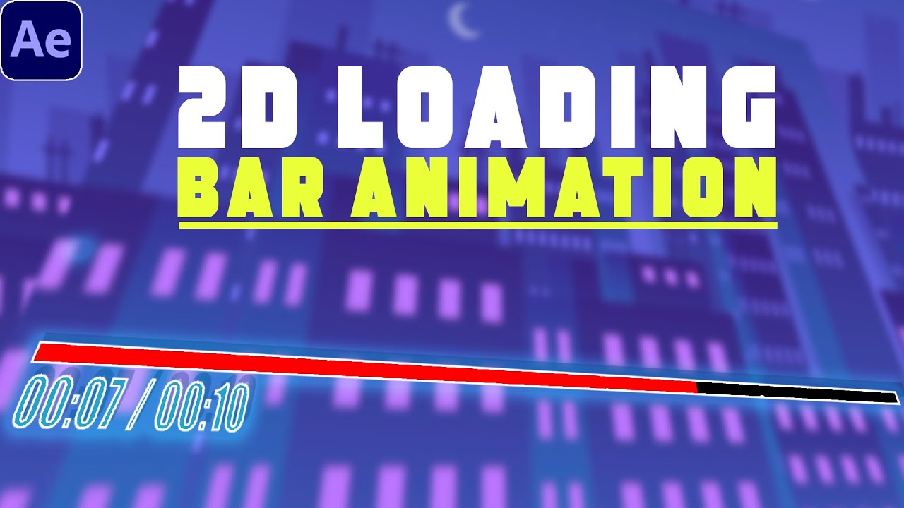 Loading Bar Animation After Effects Tutorial Youtube