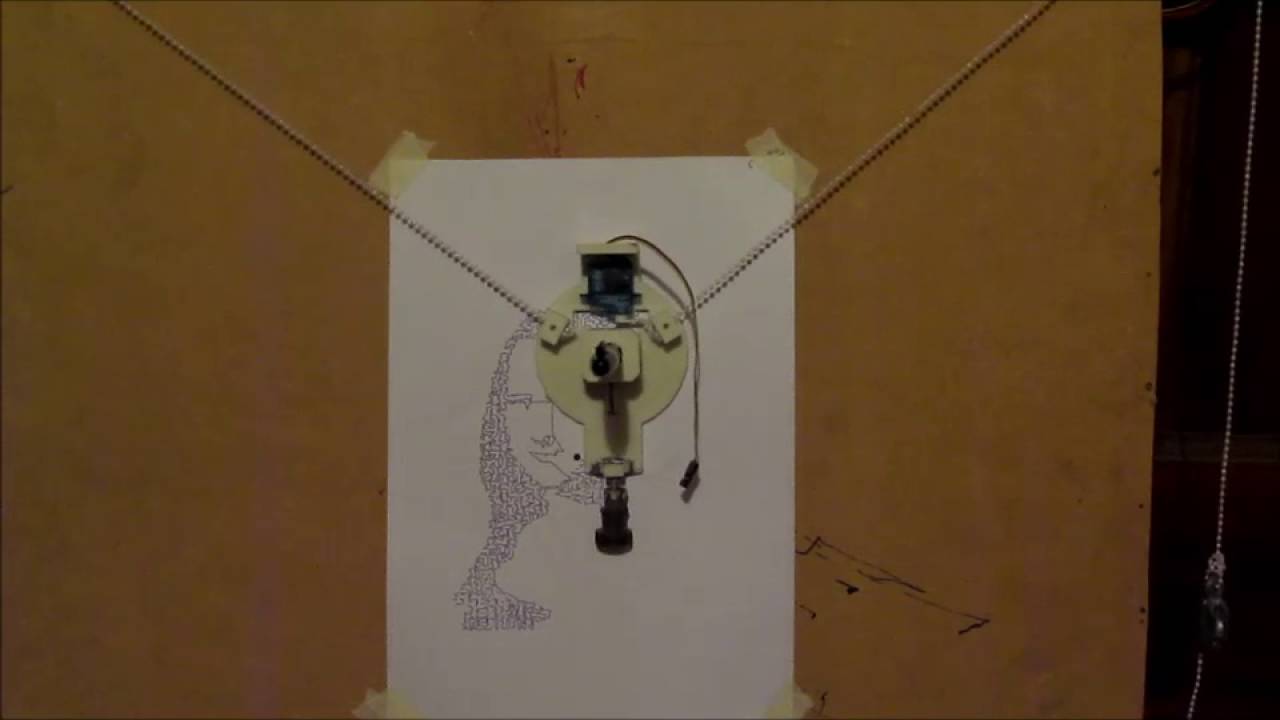 Drawbot Polargraph Vertical Plotter Timelapseado Youtube