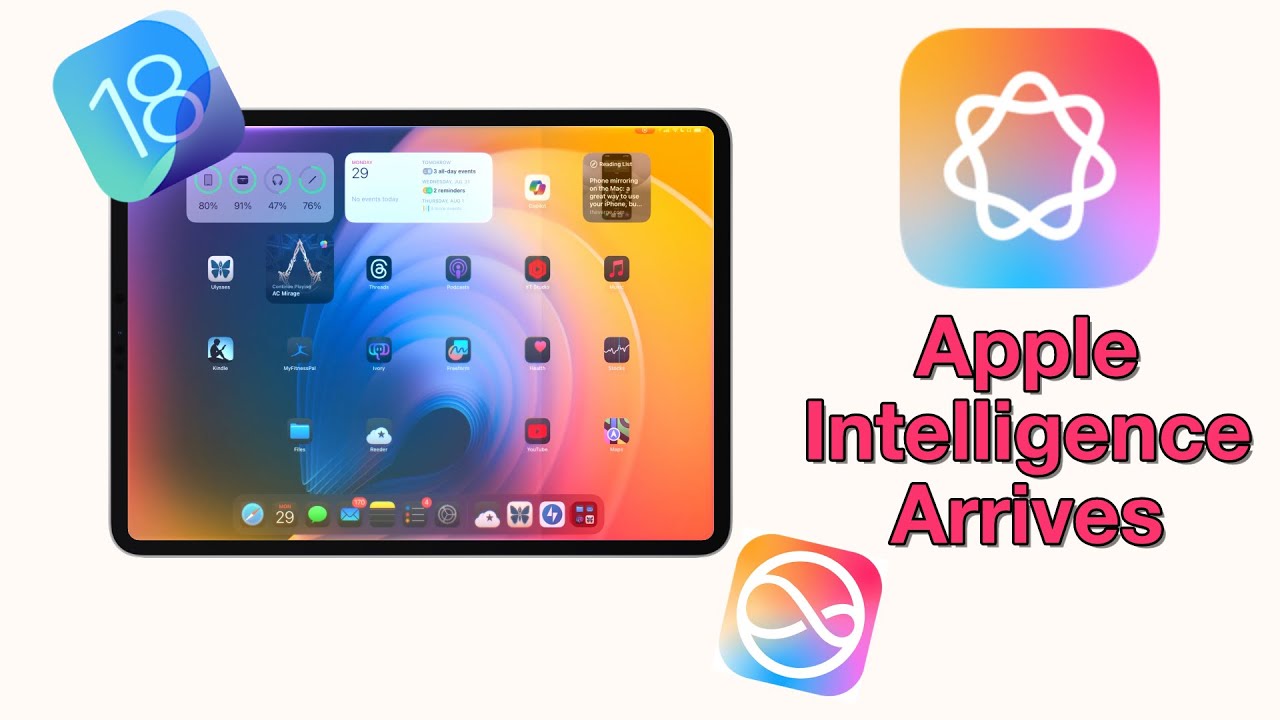 Ipados 18 1 First Look Apple Intelligence Is Here Youtube