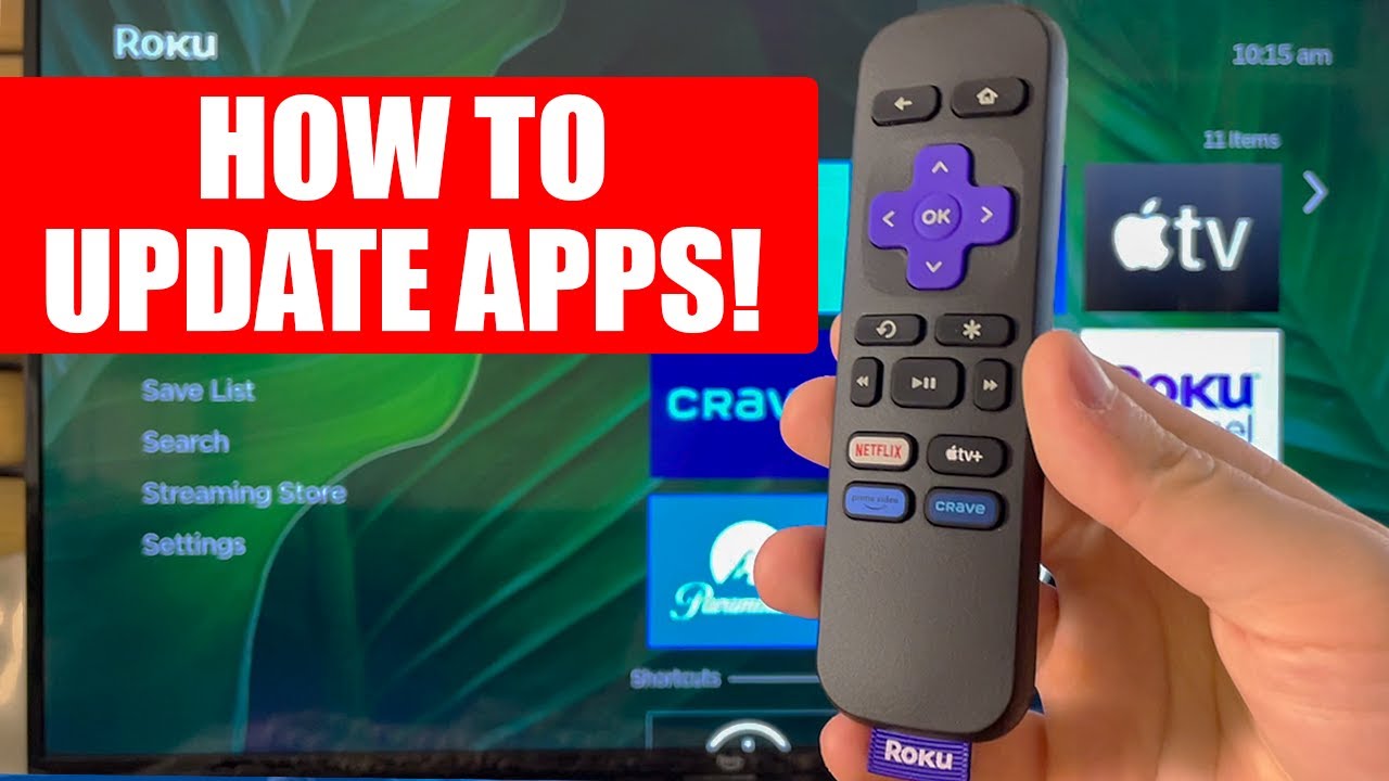 Roku How To Update Apps Tips Youtube