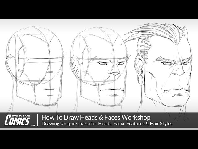 How To Draw Head Comic