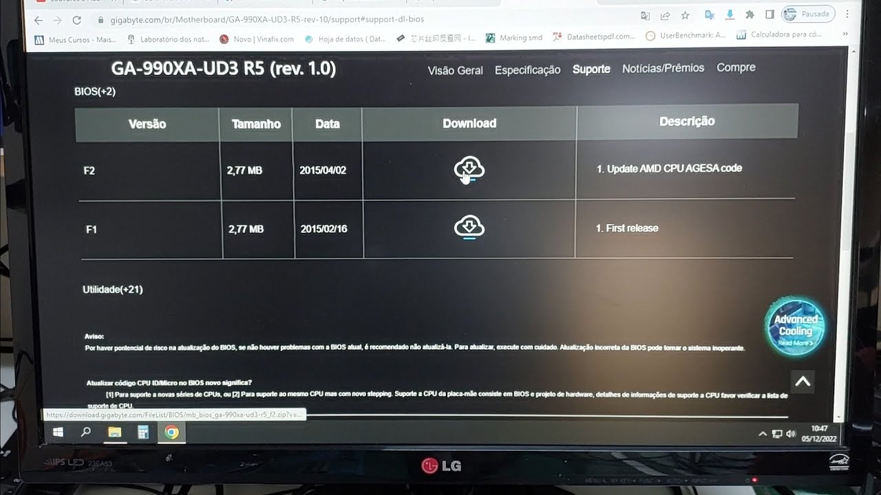Dica Para Atualizar Bios Gigabyte Youtube