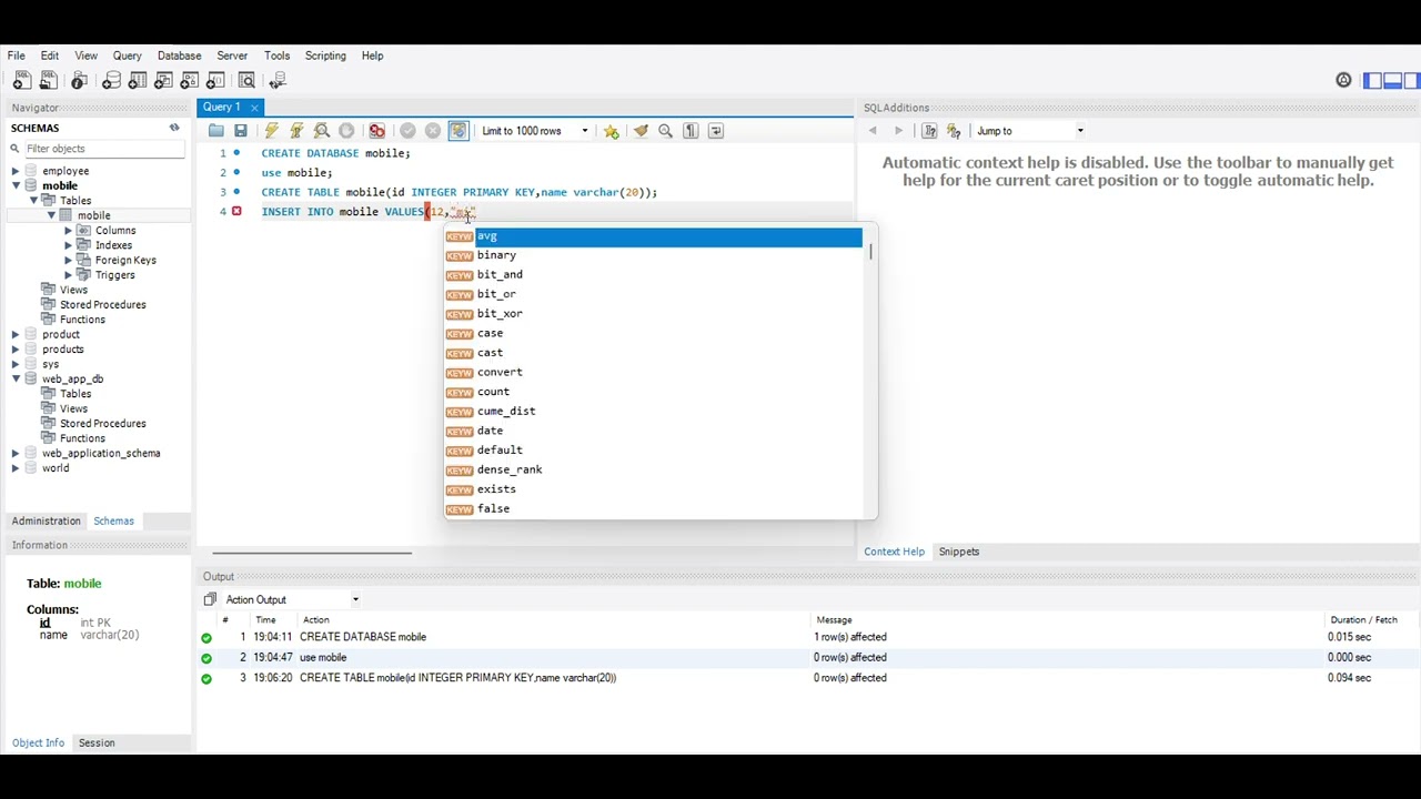 How To Use Sql Workbench Youtube