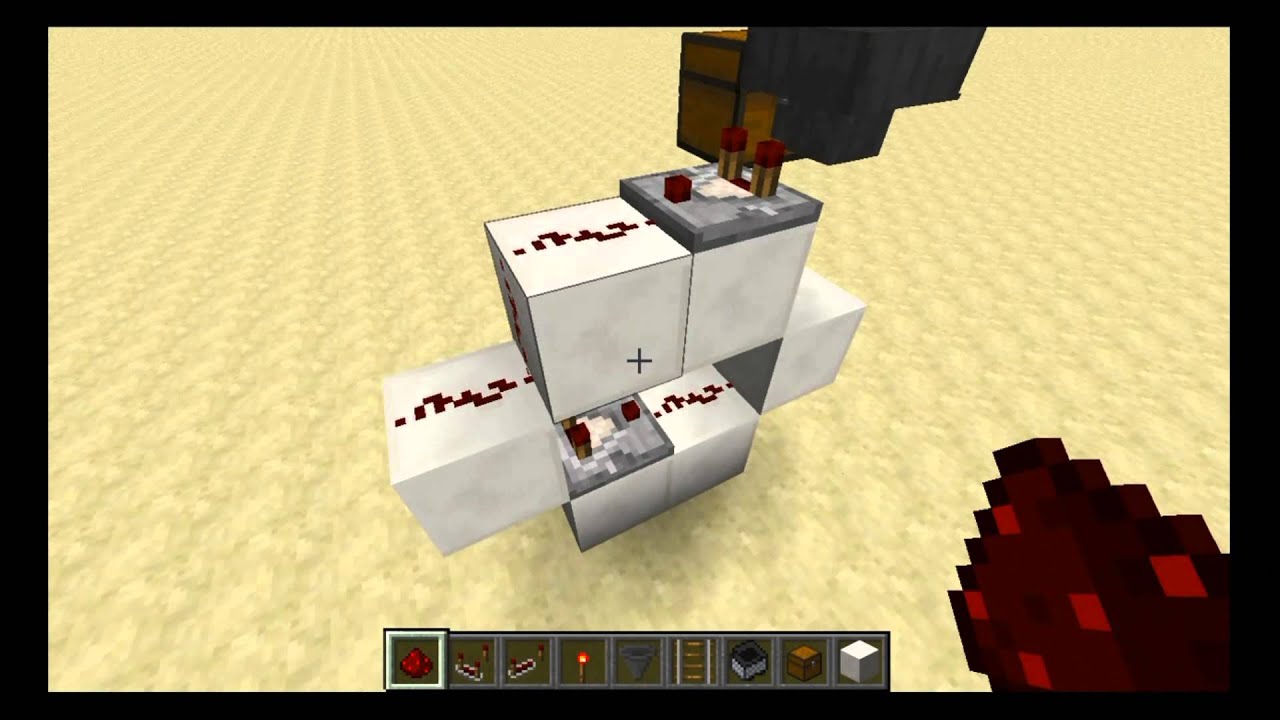 Compact Item Hopper Detector Minecraft 1 6 2 Youtube