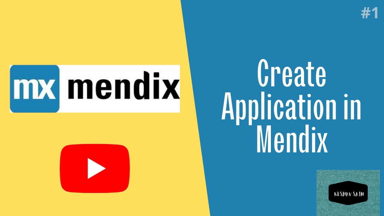1 Mendix How To Create An Application In Mendix Youtube