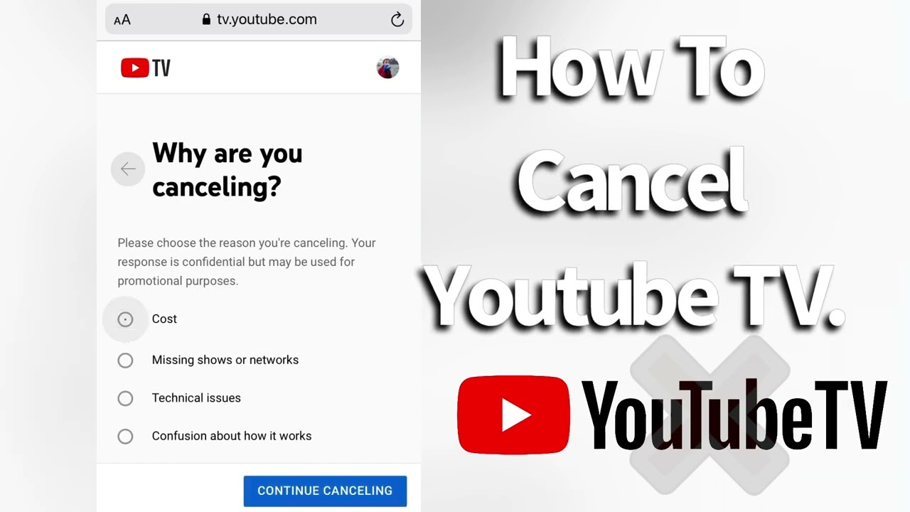How To Cancel Youtube Tv 2022 Youtube