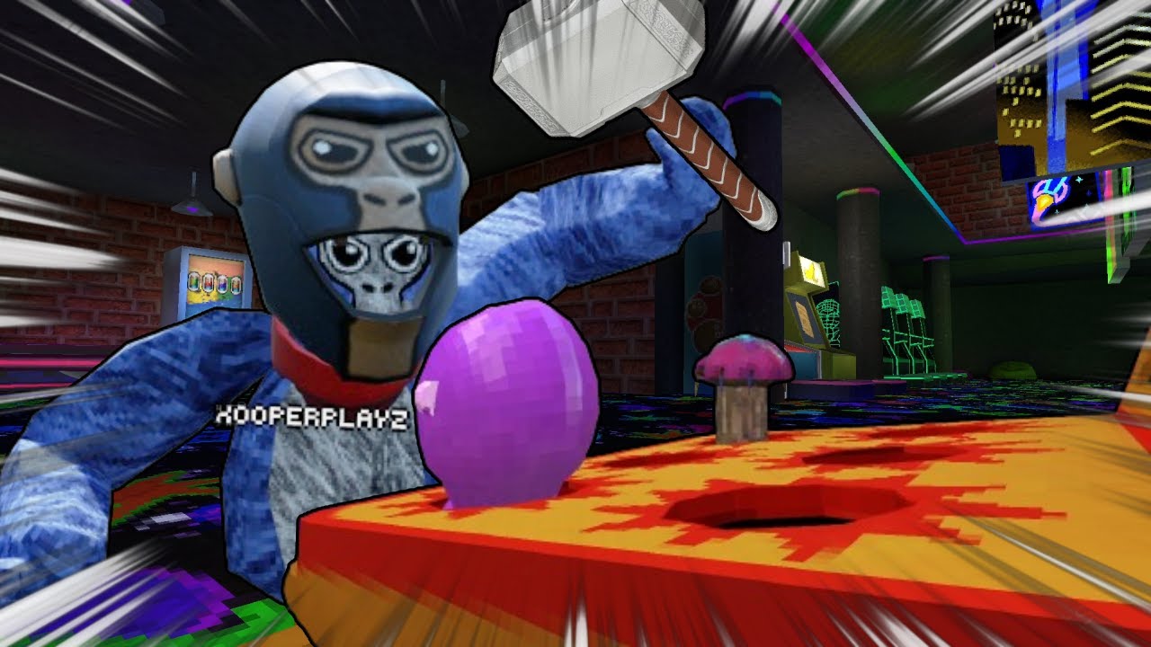 They Added Whack A Mole Gorilla Tag Youtube