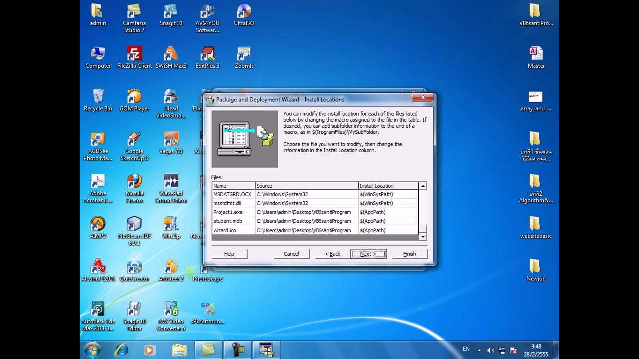 Vb6 Package And Deployment Youtube