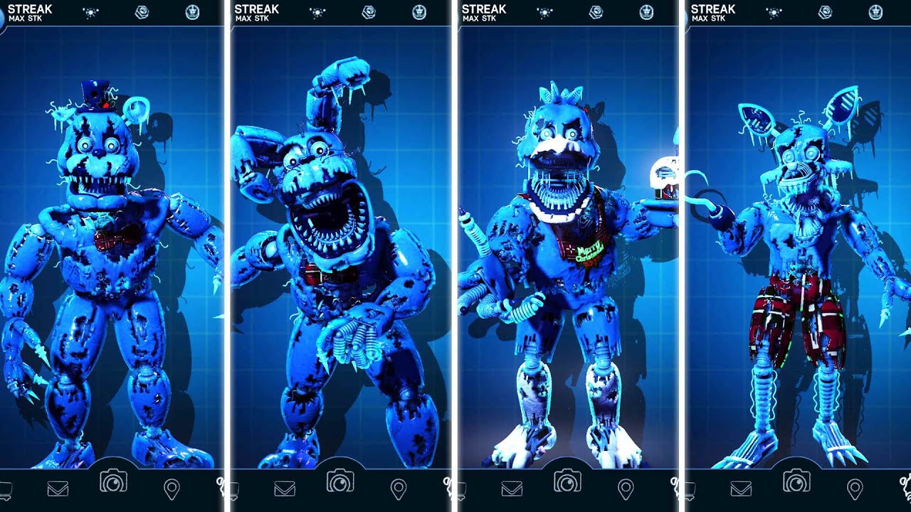 Fnaf Ar Frost Nightmare Animatronics Jumpscare Workshop Animations