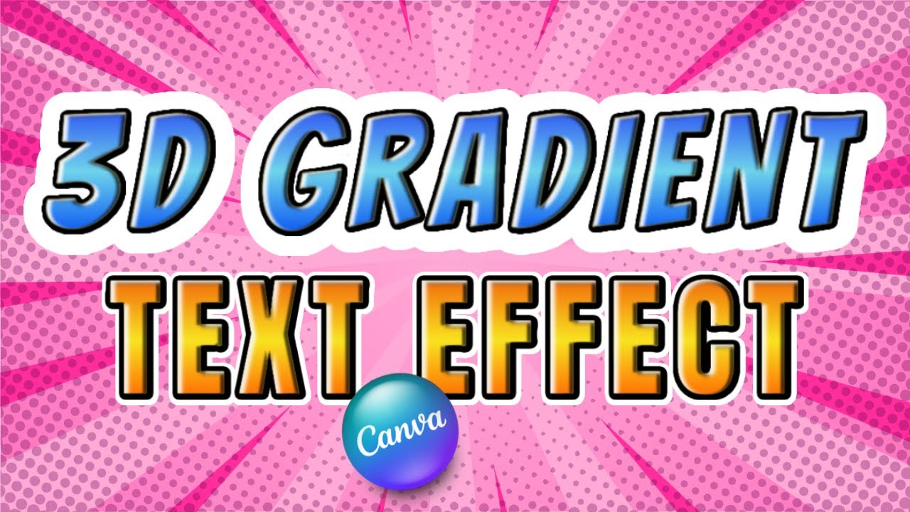 How To Make 3d Text Effect In Canva Typography Art Canva Tutorial