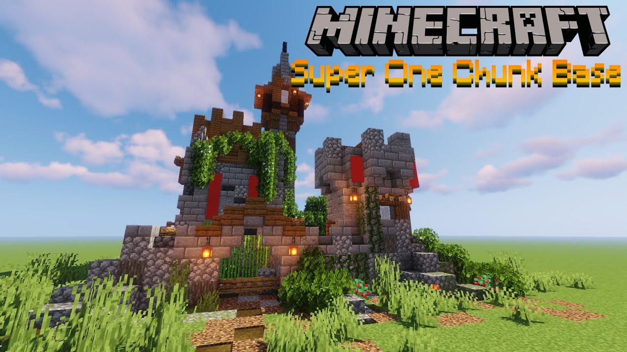 Super One Chunk Survival Base Youtube