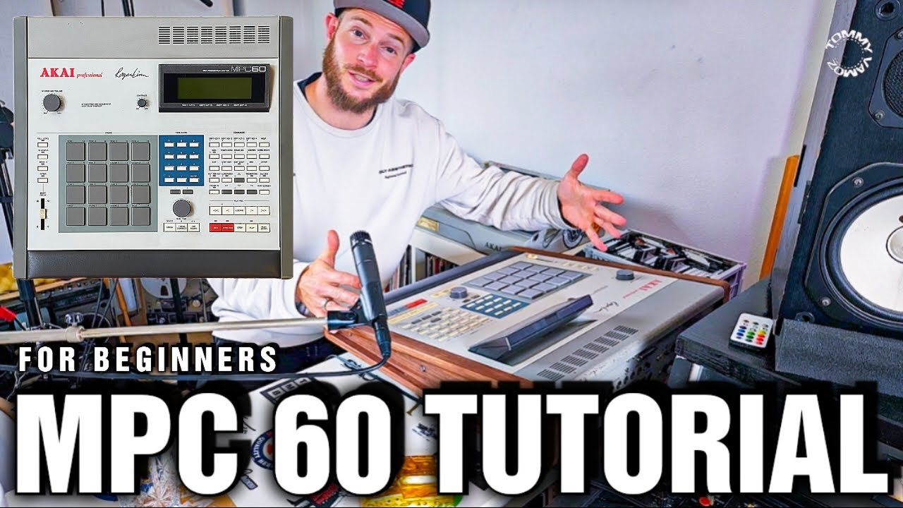 Akai Mpc 60 Sample Tutorial For Beginners How To Sample Youtube