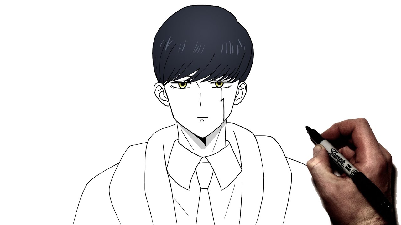 How To Draw Mash Step By Step Mashle Youtube