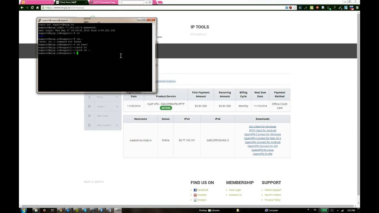 Ssh Windows Using Putty Youtube