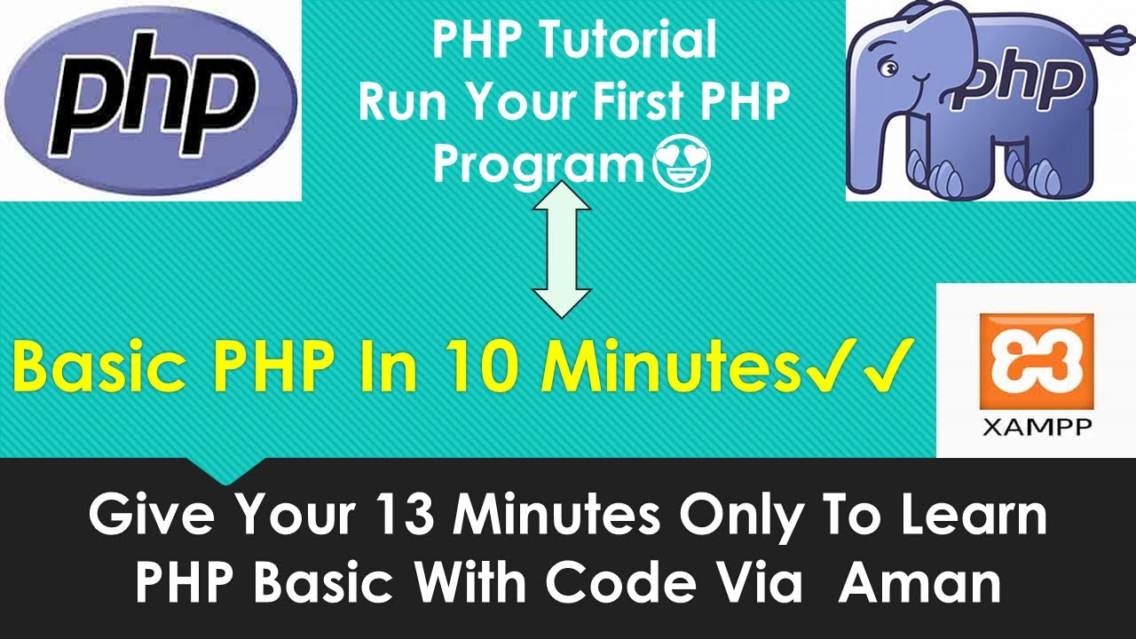 Php Basic Tutorial Learn Php Basic Introduction To Php Run Php