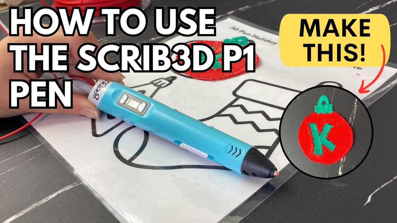 How To Use The Scrib3d P1 Pen Youtube